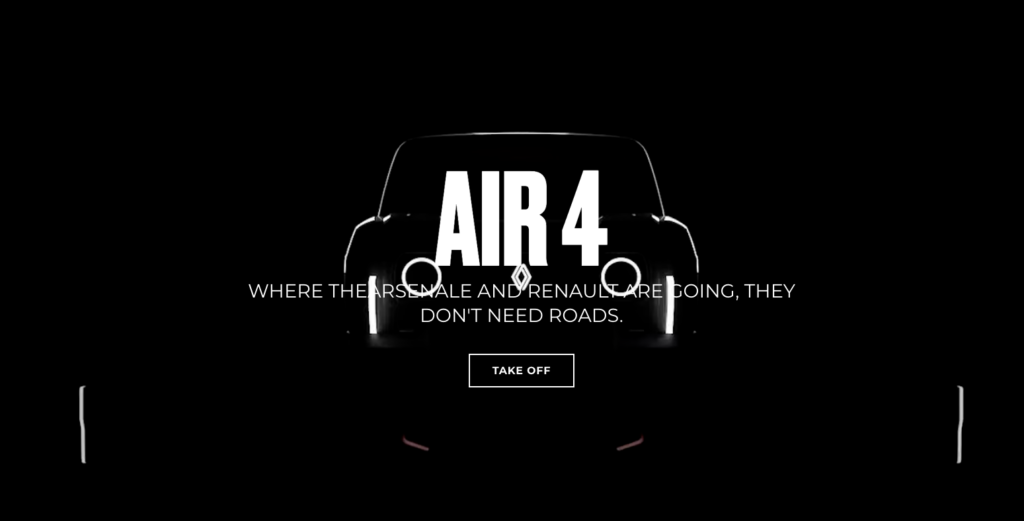 Renault Air4 electric SUV teased
