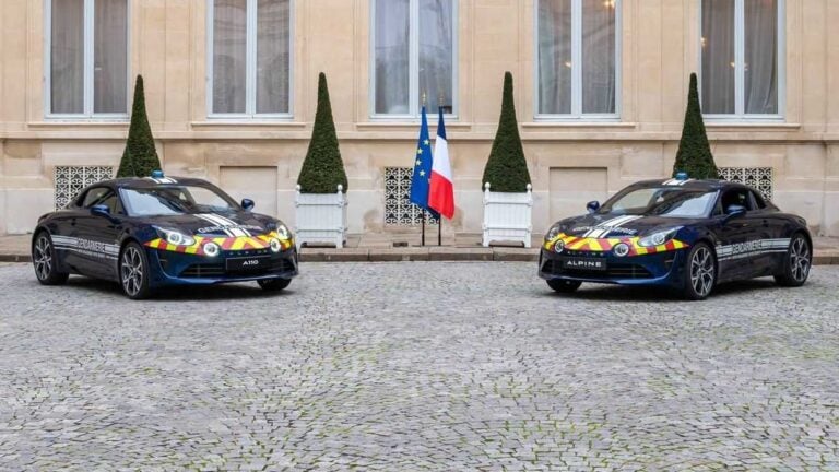Alpine A110s for France's National Gendarmerie revealed