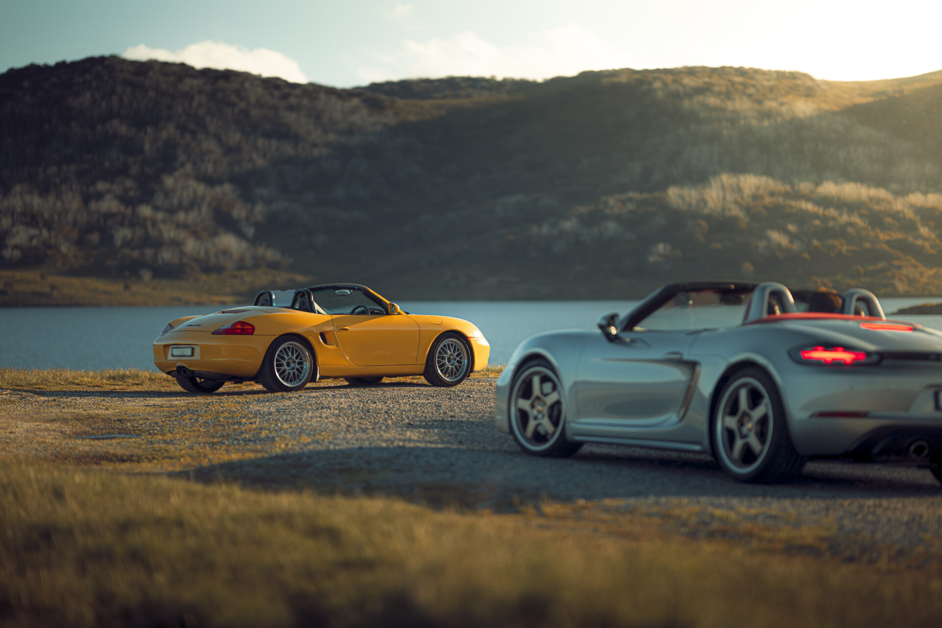 Porsche 718 Boxster 25 Years meets the original 986