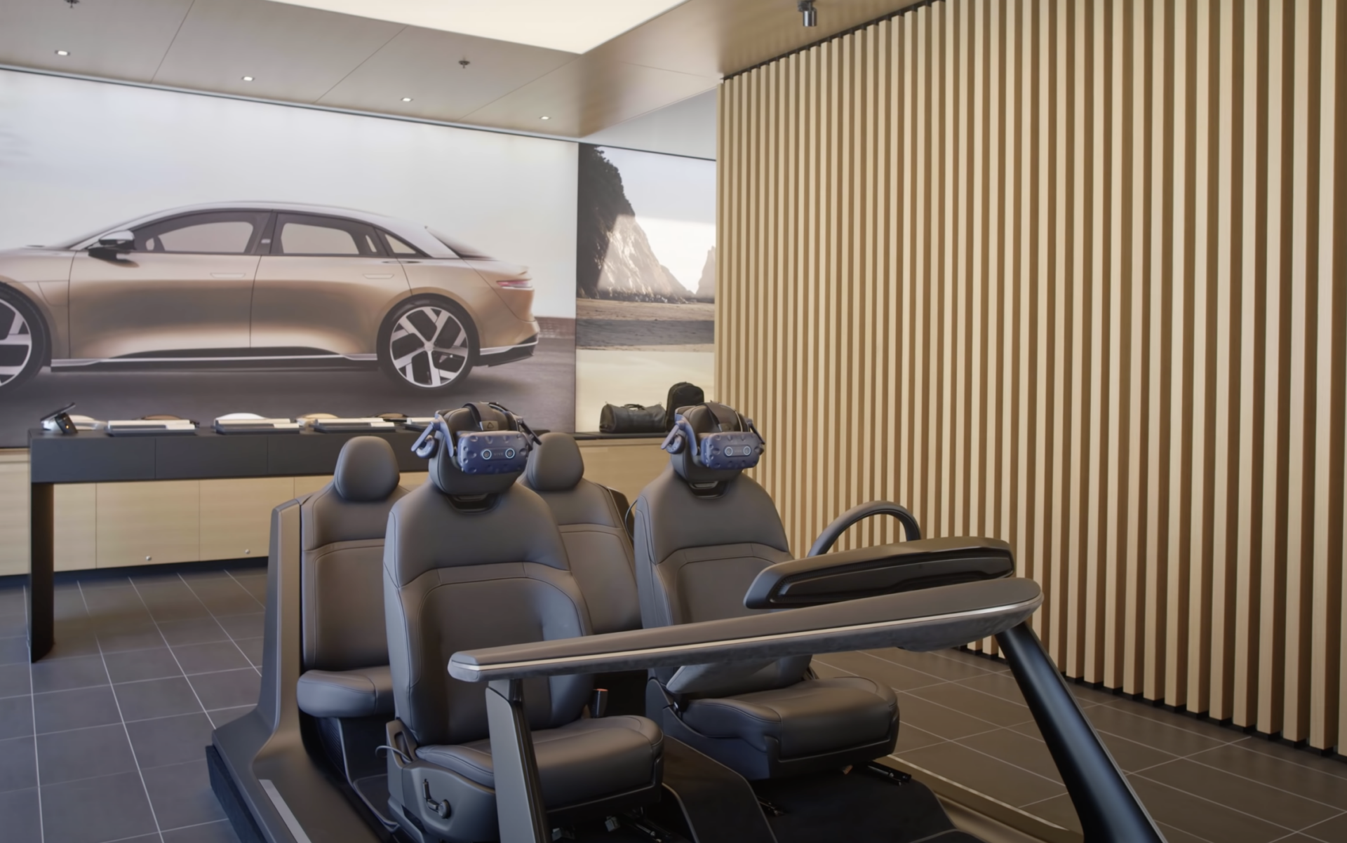 Lucid demonstrates flagship studio