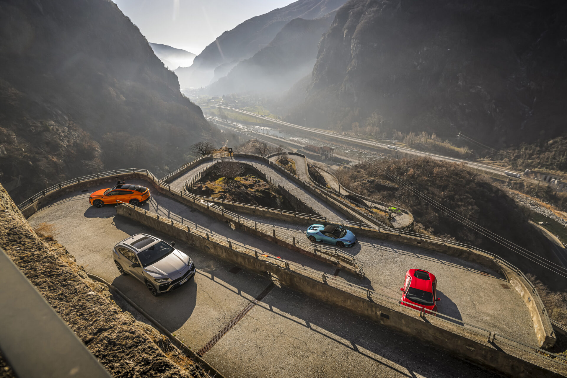 Lamborghini Bologna – Italian Alps winter road trip