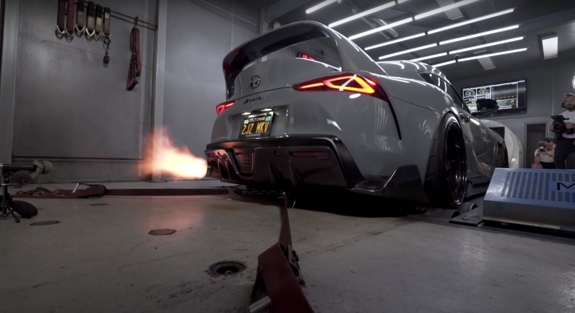 2JZ-engined A90 Toyota Supra shown on dyno