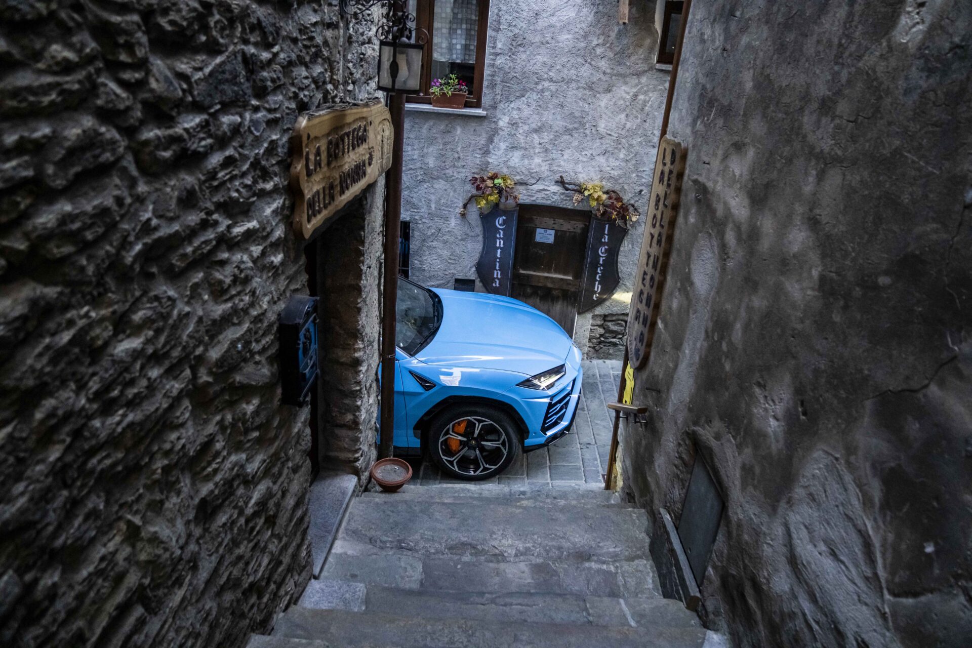 Lamborghini Bologna – Italian Alps winter road trip