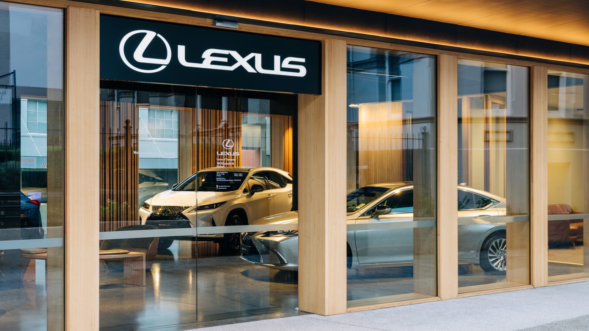 Lexus of Tasmania dealership opens in Hobart CBD
