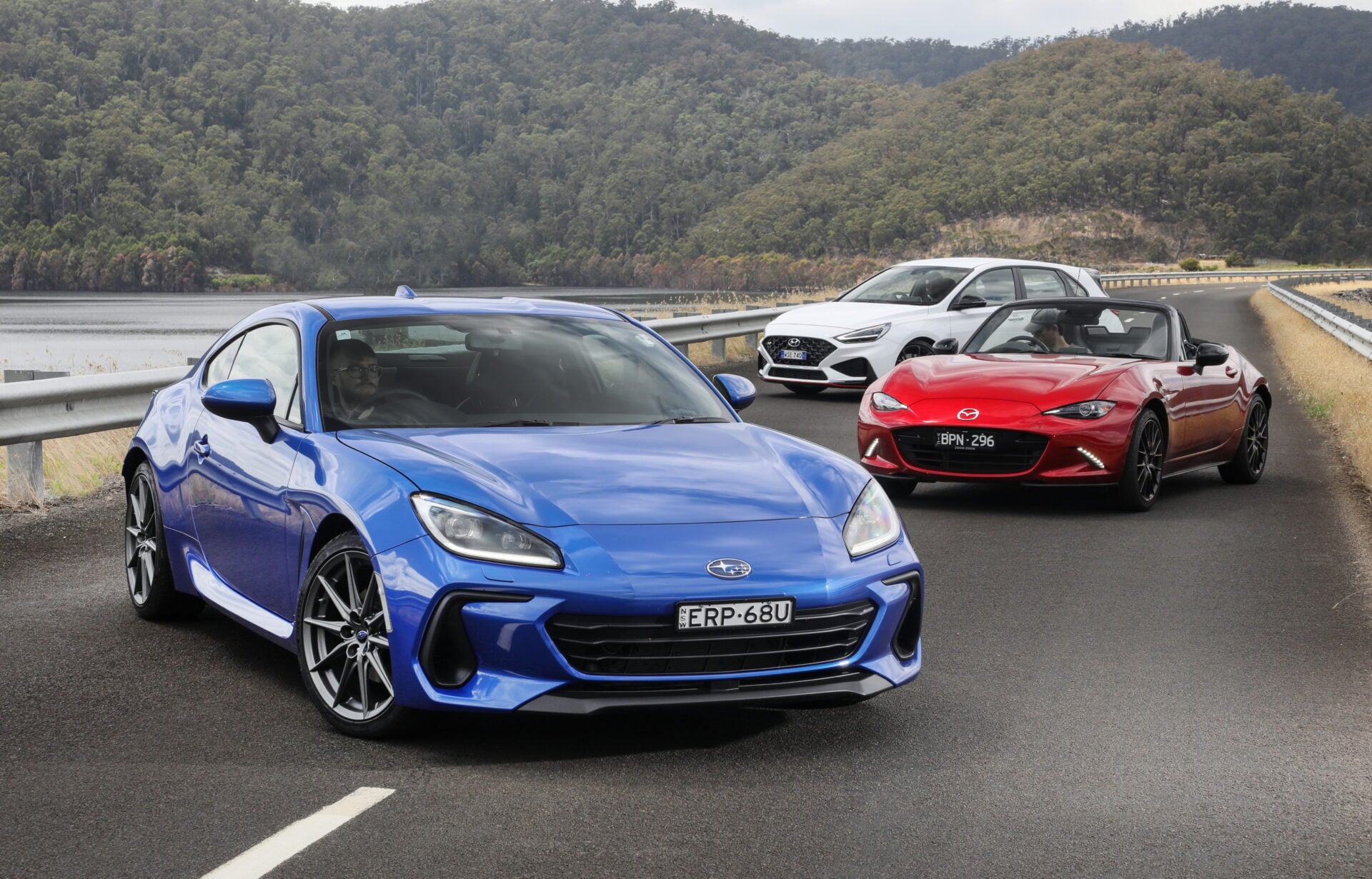 Subaru BRZ v Mazda MX-5 v Hyundai i30 N comparison review