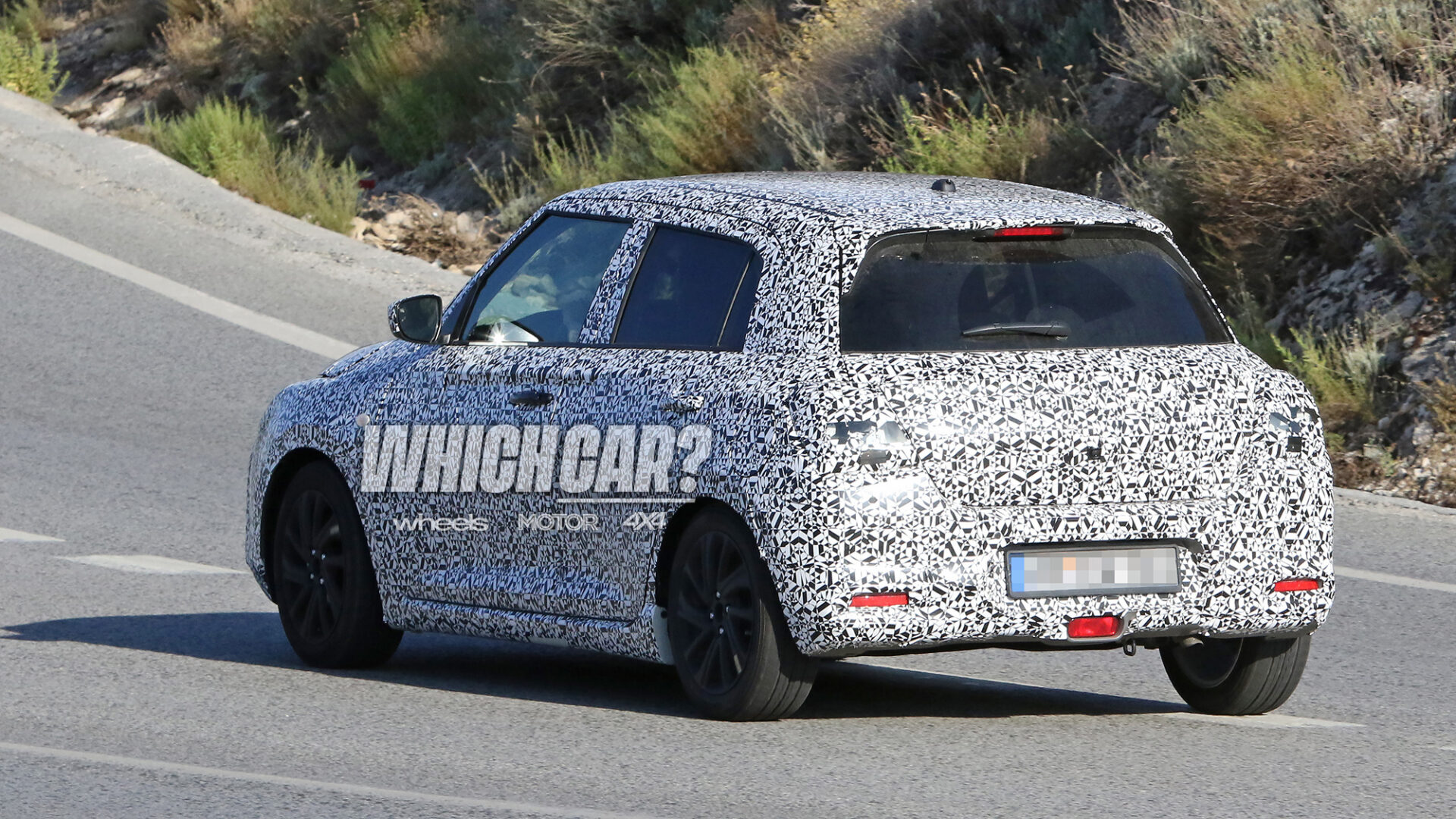 2023 Suzuki Swift spied testing