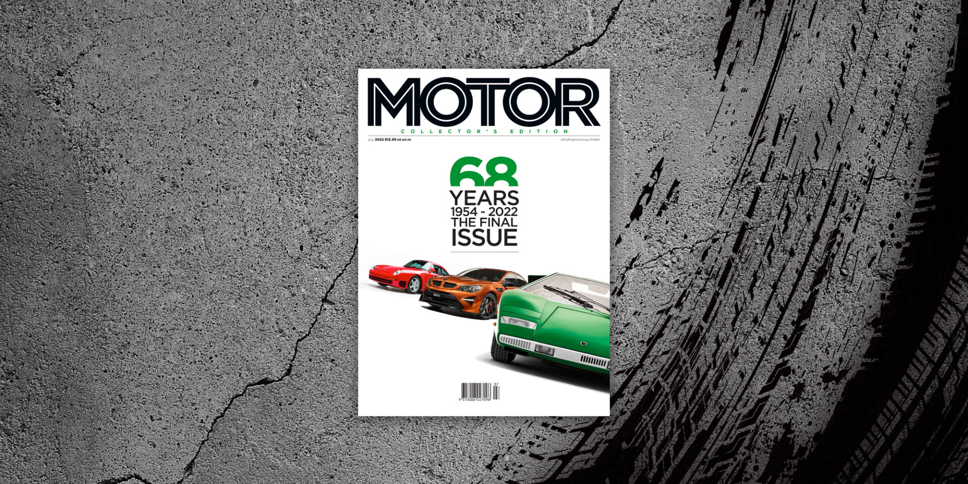 Final issue of MOTOR magazine has almost sold out