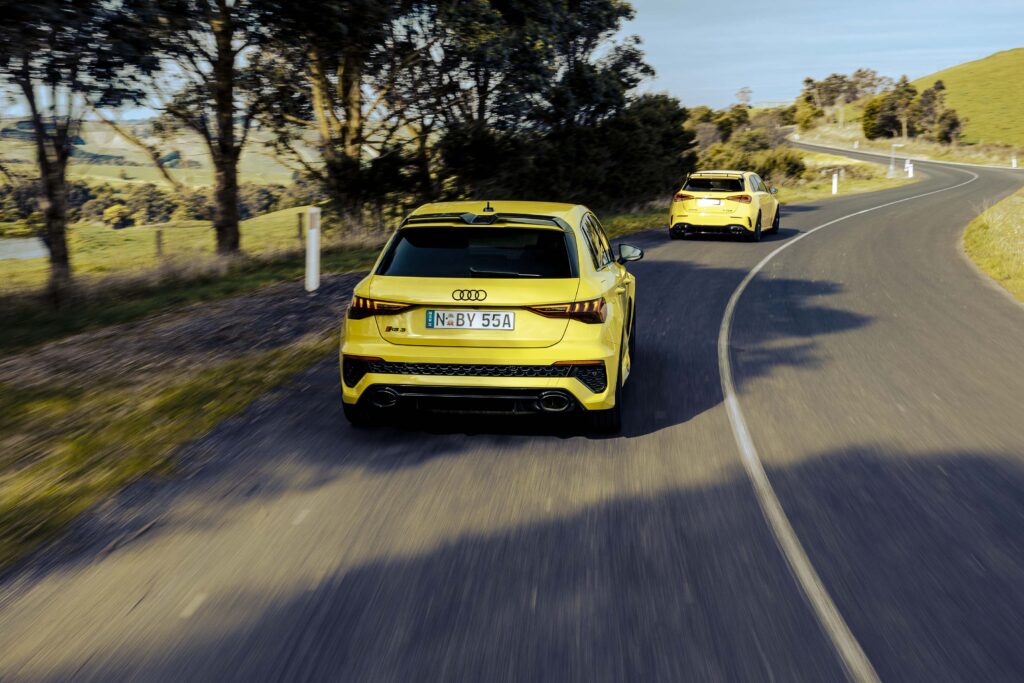 2022 Audi RS3 vs Mercedes-AMG A45 S comparison review