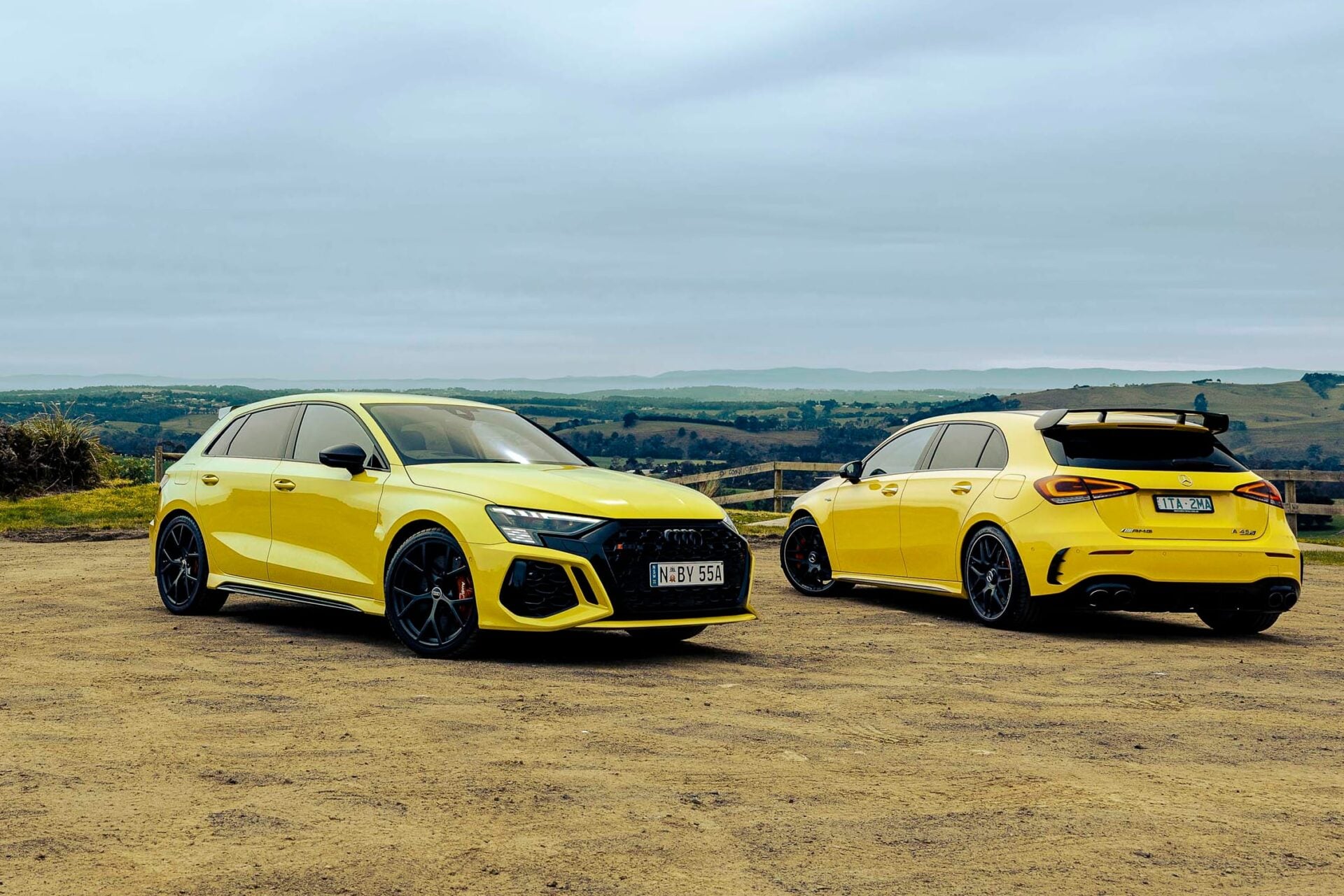2022 Audi RS3 vs Mercedes-AMG A45 S comparison review