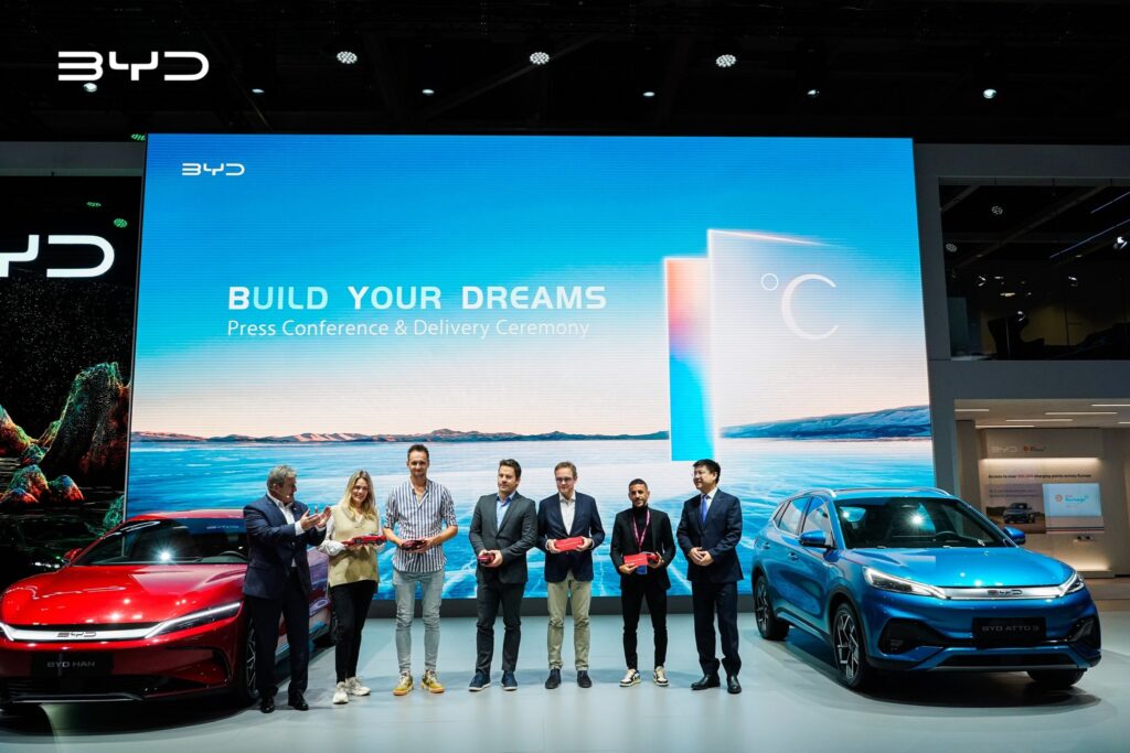 BYD launches in Europe with three electric vehicles