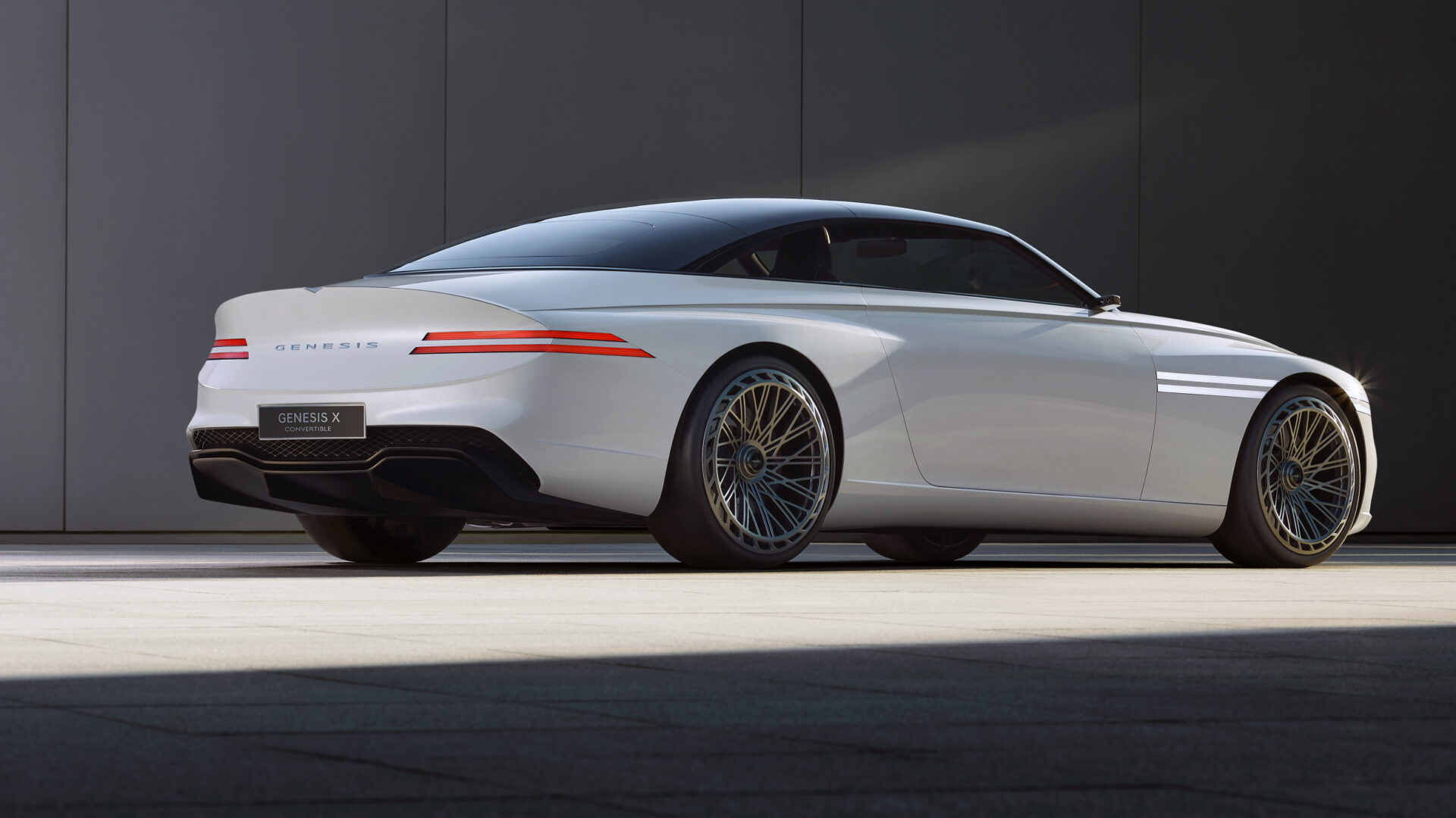 Genesis X concept trilogy complete with convertible debut