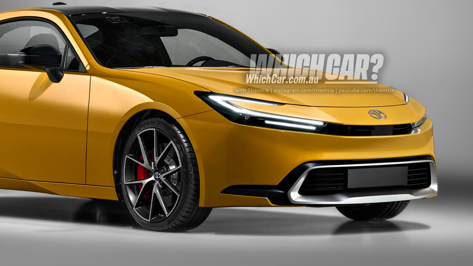 Toyota GR86 Hybrid imagined with hot new Prius face