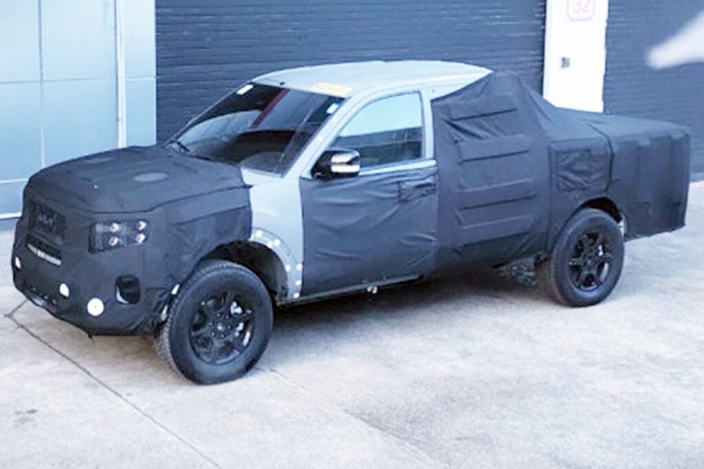 Hyundai Santa Cruz ute spotted at Australian headquarters