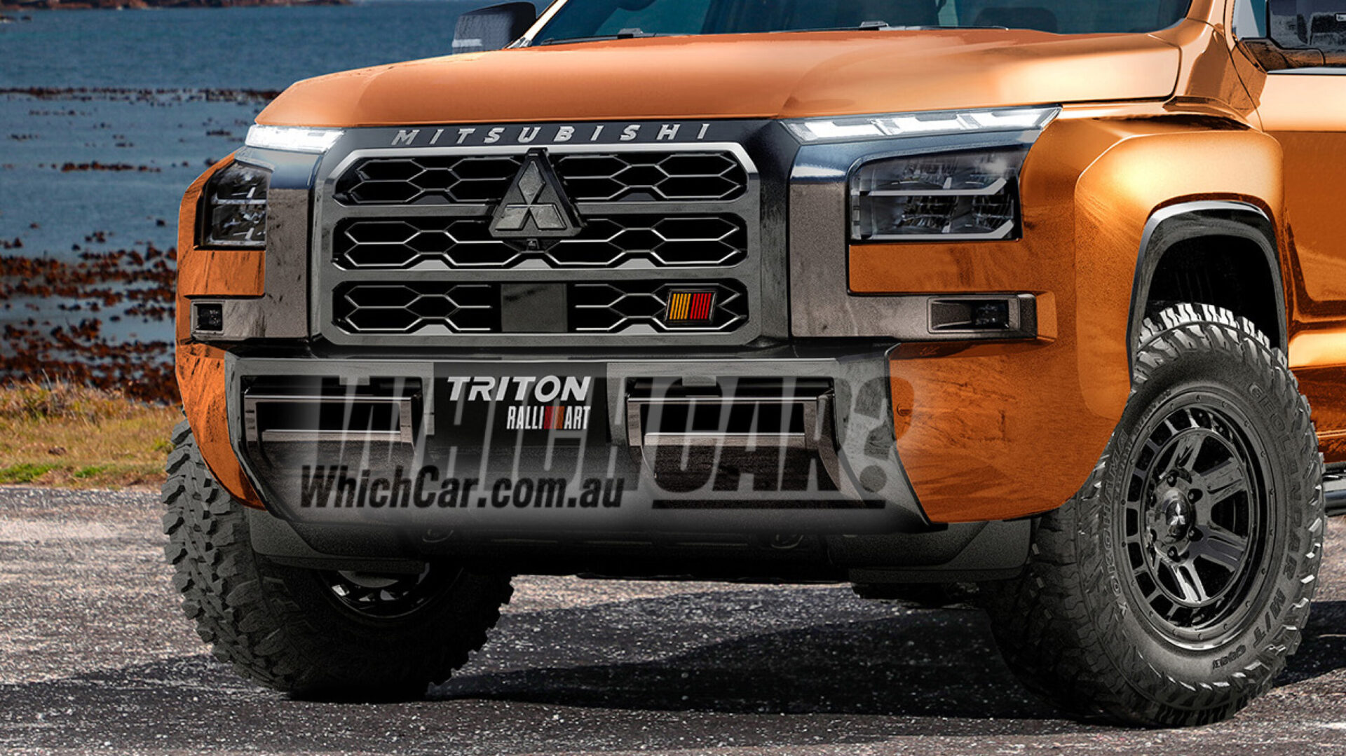 2024 Mitsubishi Triton Ralliart imagined