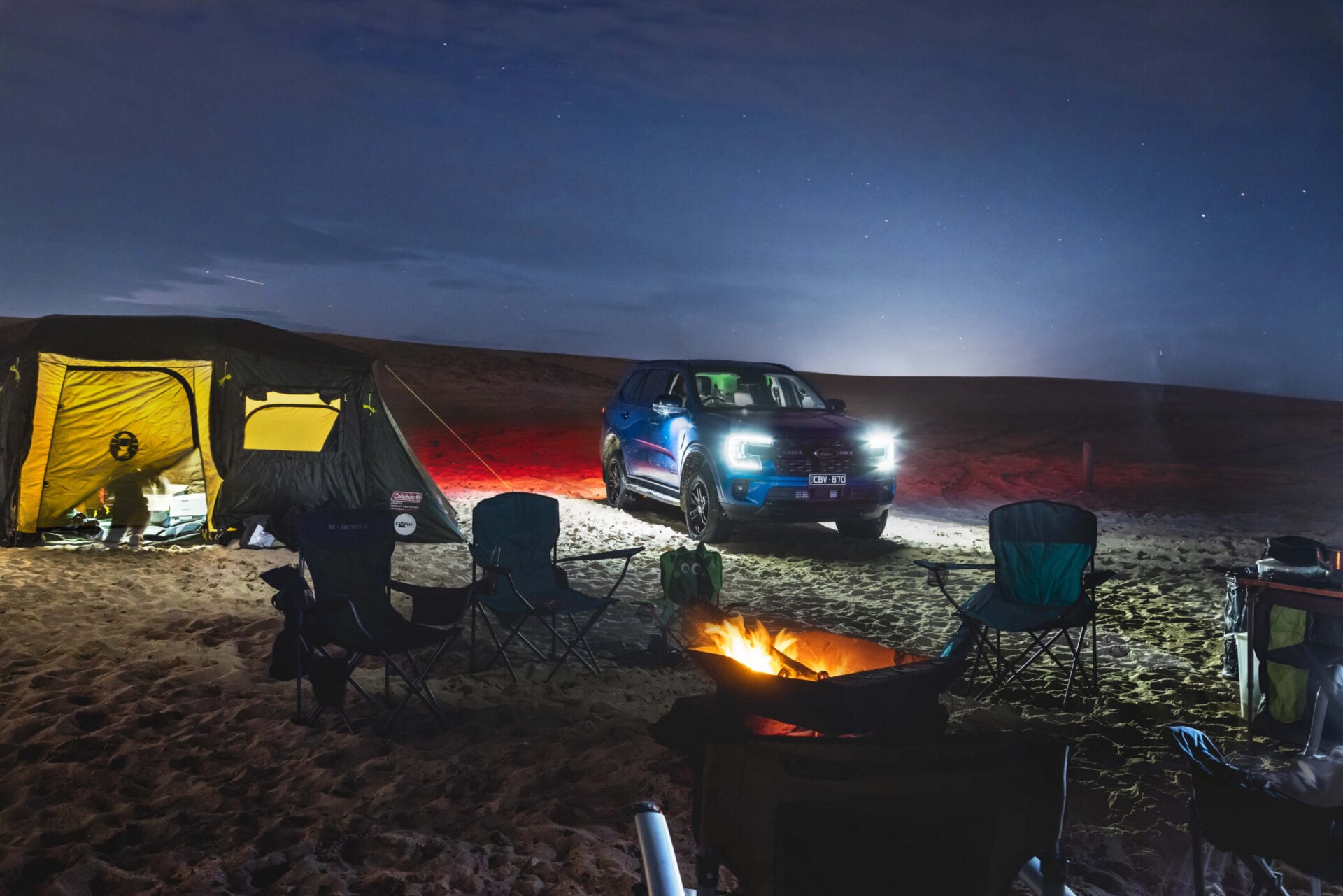 A family adventure to Stockton Beach in the new Ford Everest