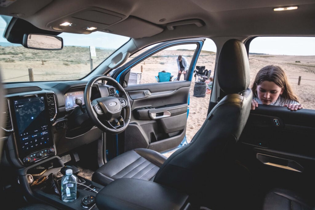 A family adventure to Stockton Beach in the new Ford Everest