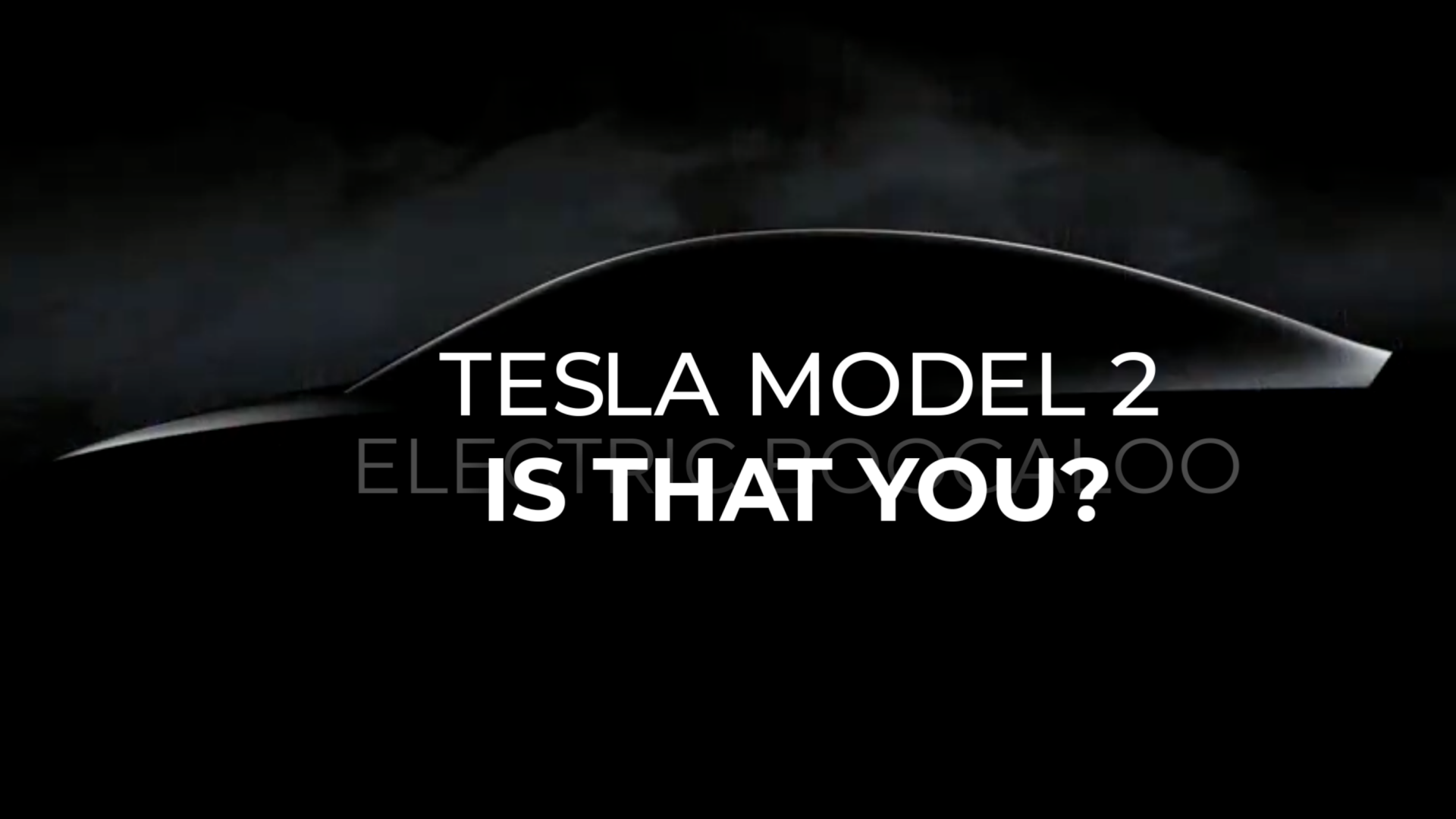 Tesla 'Model 2' teased, big reveal expected soon