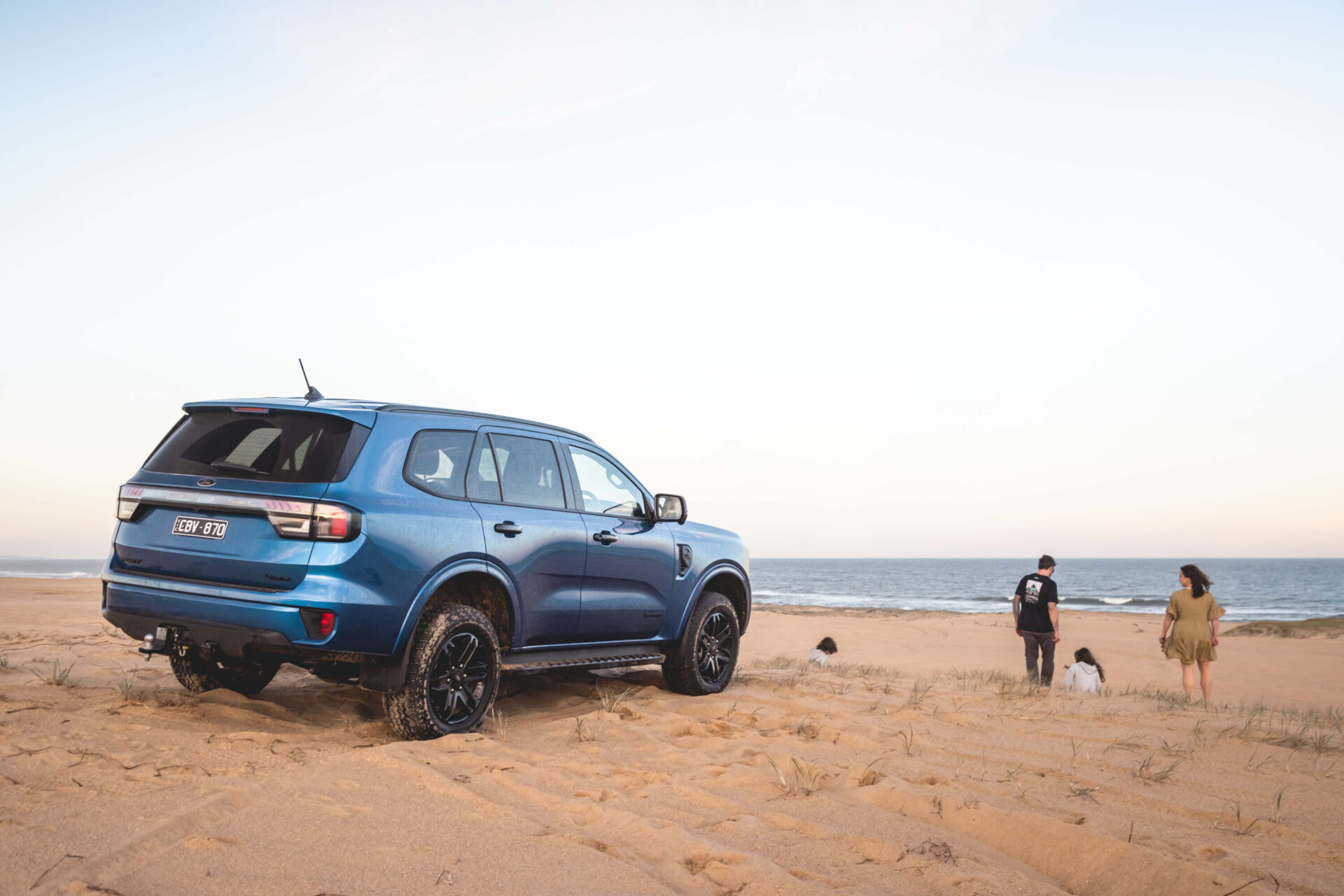 A family adventure to Stockton Beach in the new Ford Everest