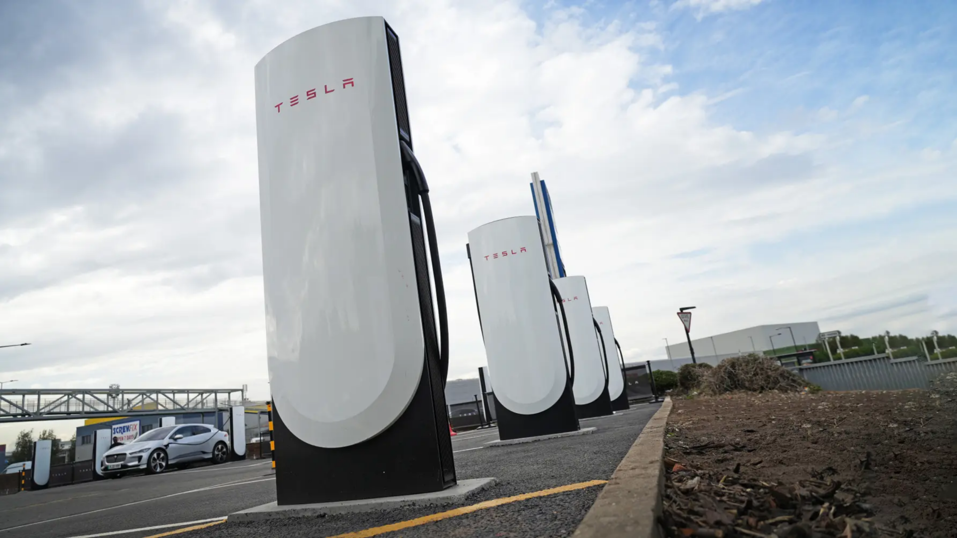 Tesla V4 Superchargers debut in UK, open to all EV types