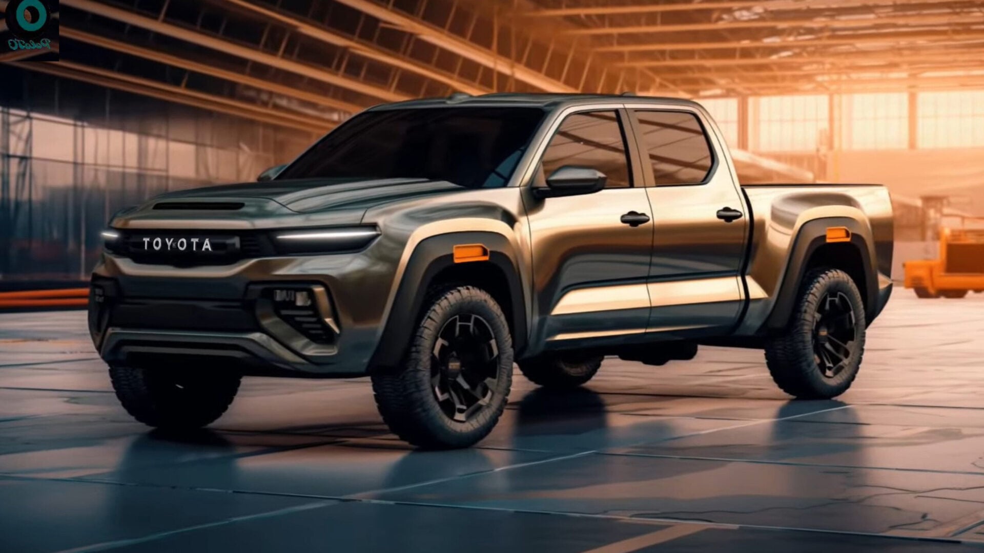 AI imagines an electric Toyota HiLux with tough styling