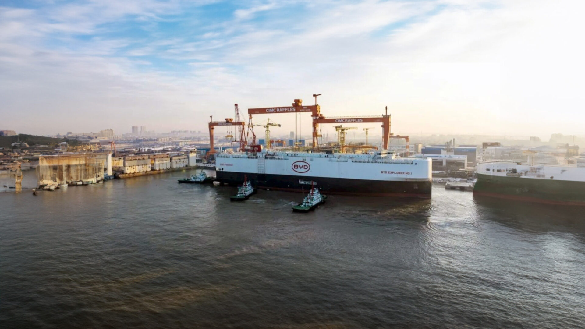 BYD sends 5000 EVs across the ocean to Europe with its own chartered ...