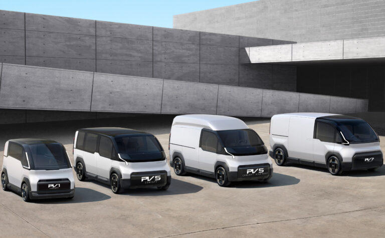 Kia reveals 'PV' electric mobility concepts: Ute, cargo vans, taxi