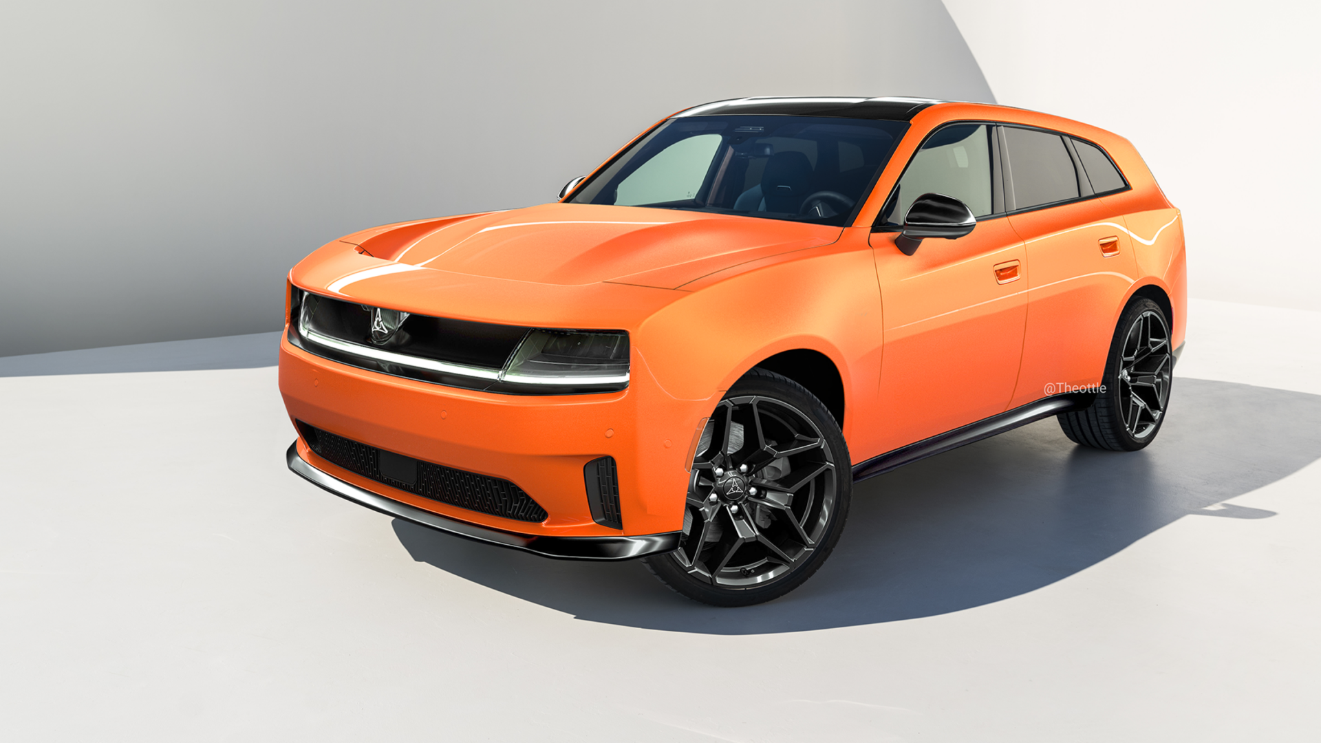 Electric Dodge Durango imagined as Charger spinoff