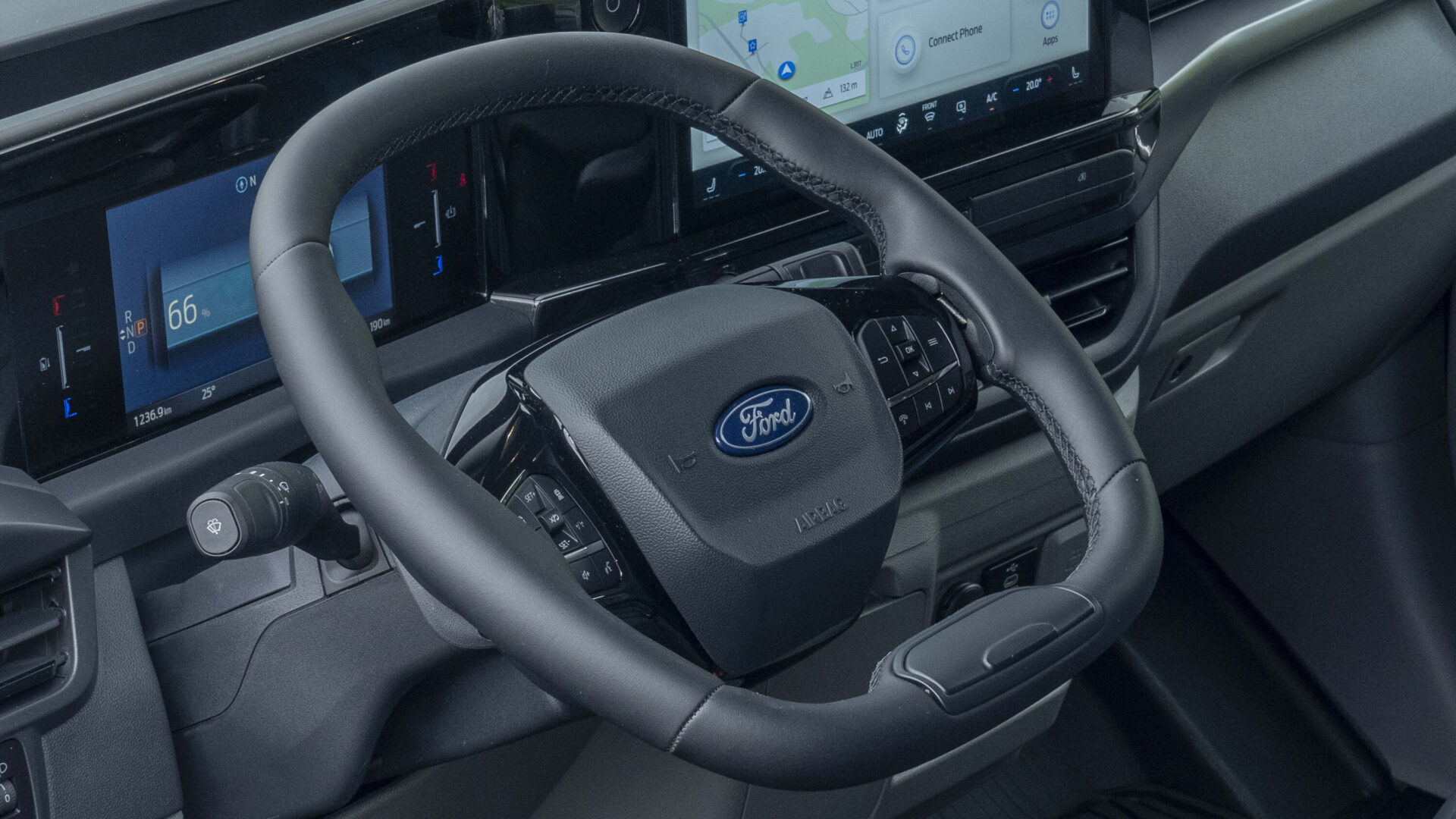 2024 Ford E-Transit Custom first overseas drive