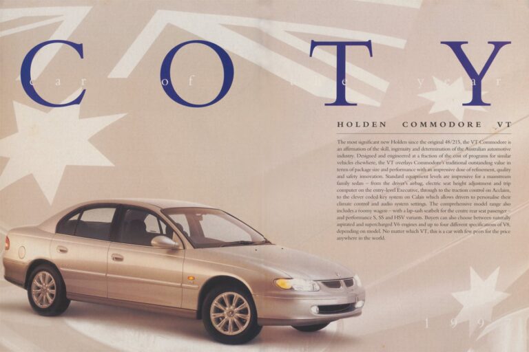 1998 Holden Commodore: Car of the Year - Holden Commodore VT