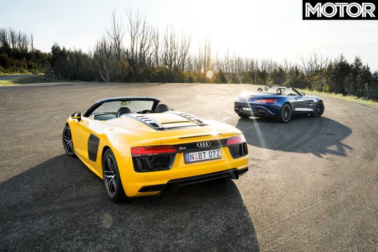2018 Audi R8 V10 Spyder vs Mercedes-AMG GT Roadster performance ...