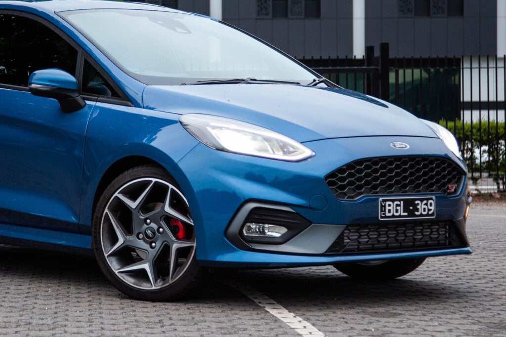 Leaked images of the 2022 Ford Fiesta ST