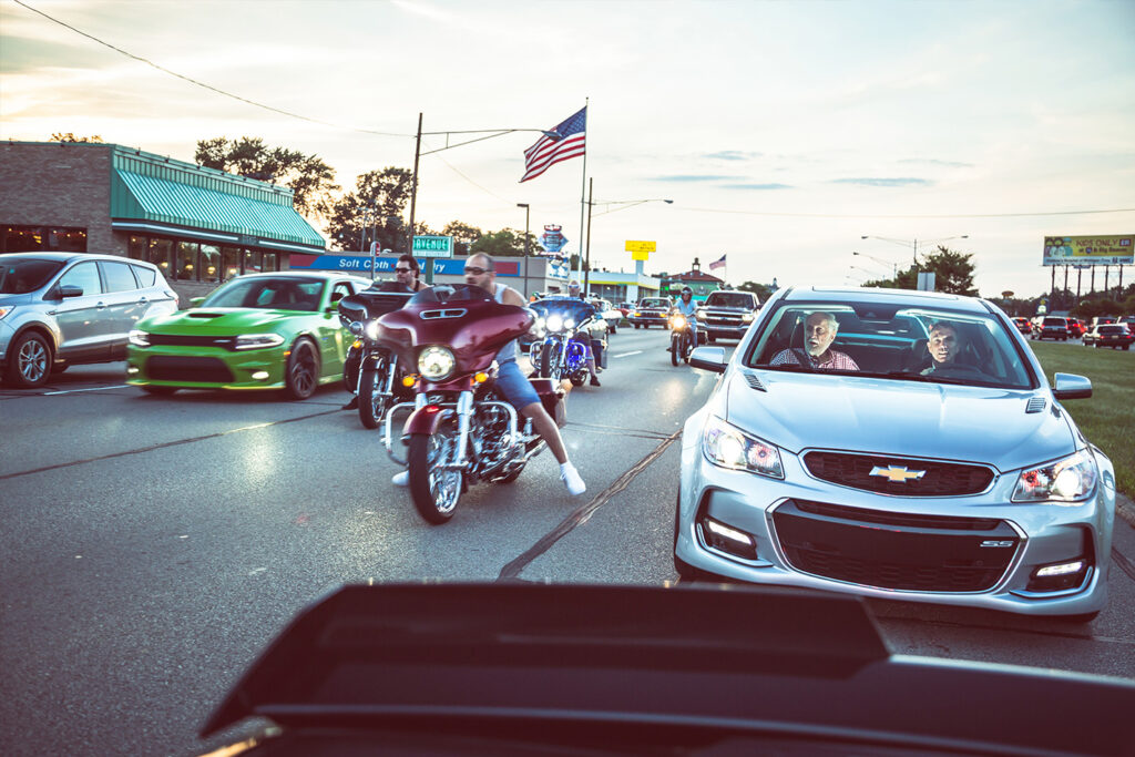 Headed Woodward with Mike Simcoe