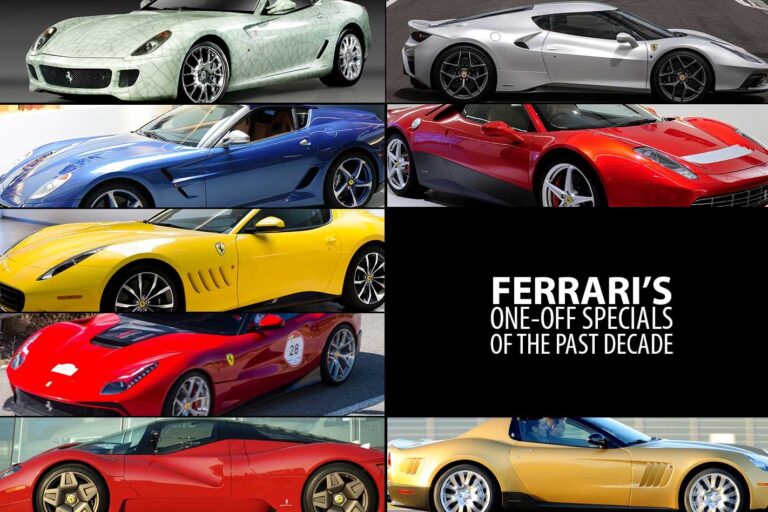 Ferrari one-off specials of the past decade