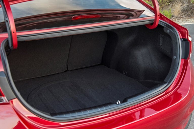 Boot sizes of the most popular sedans