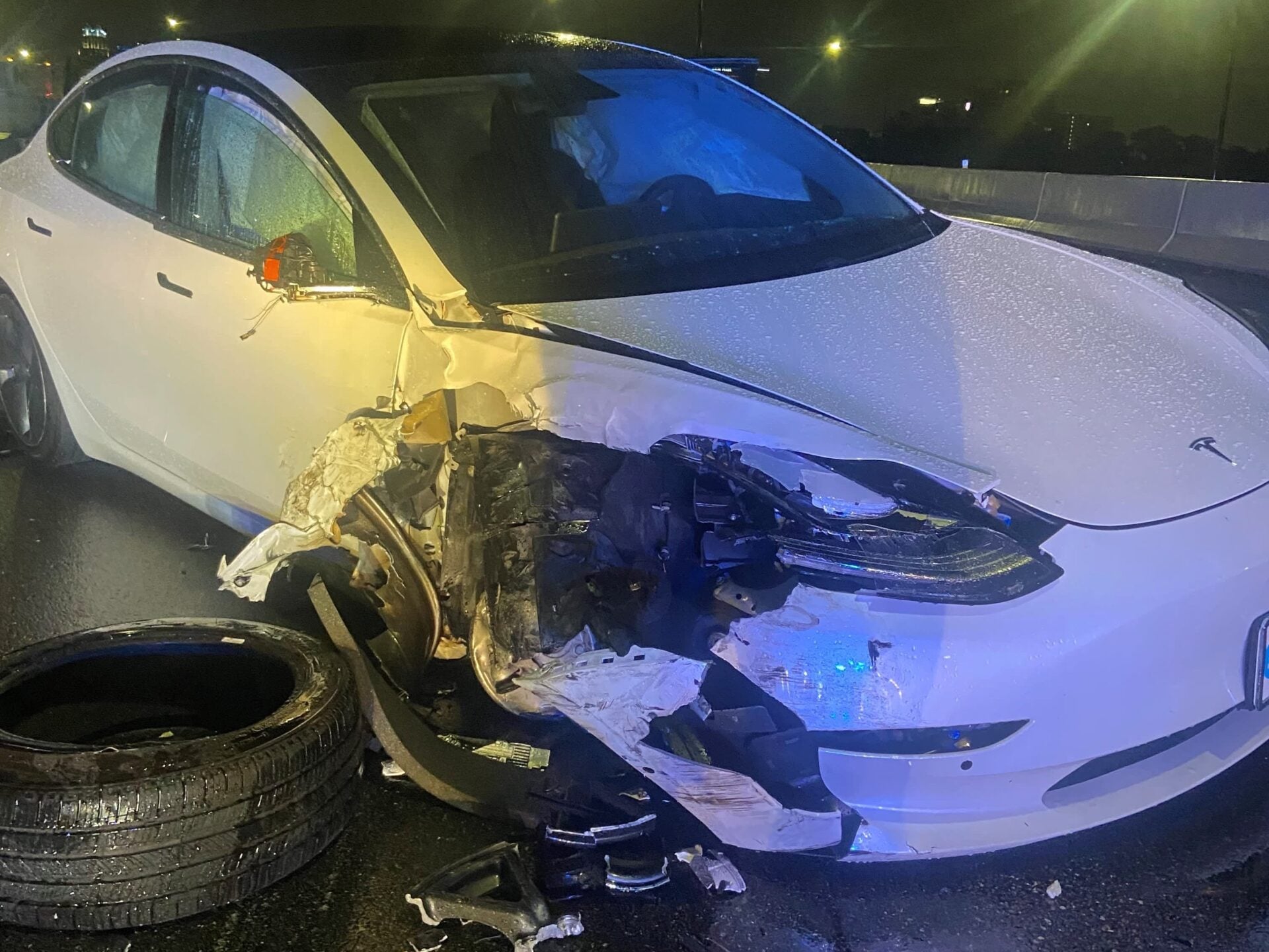 Tesla Model 3 crashes into police car while on Autopilot
