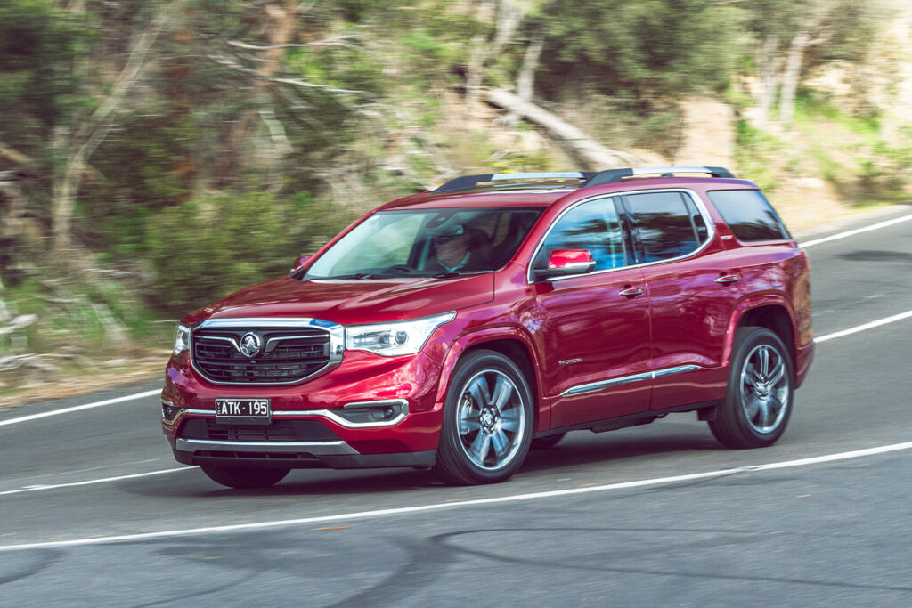 2019 Holden Acadia pricing and features