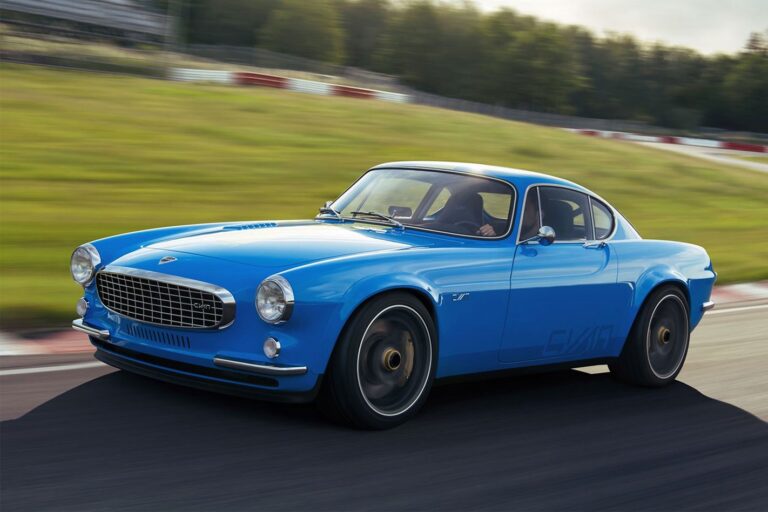 Volvo P1800 Cyan restomod revealed