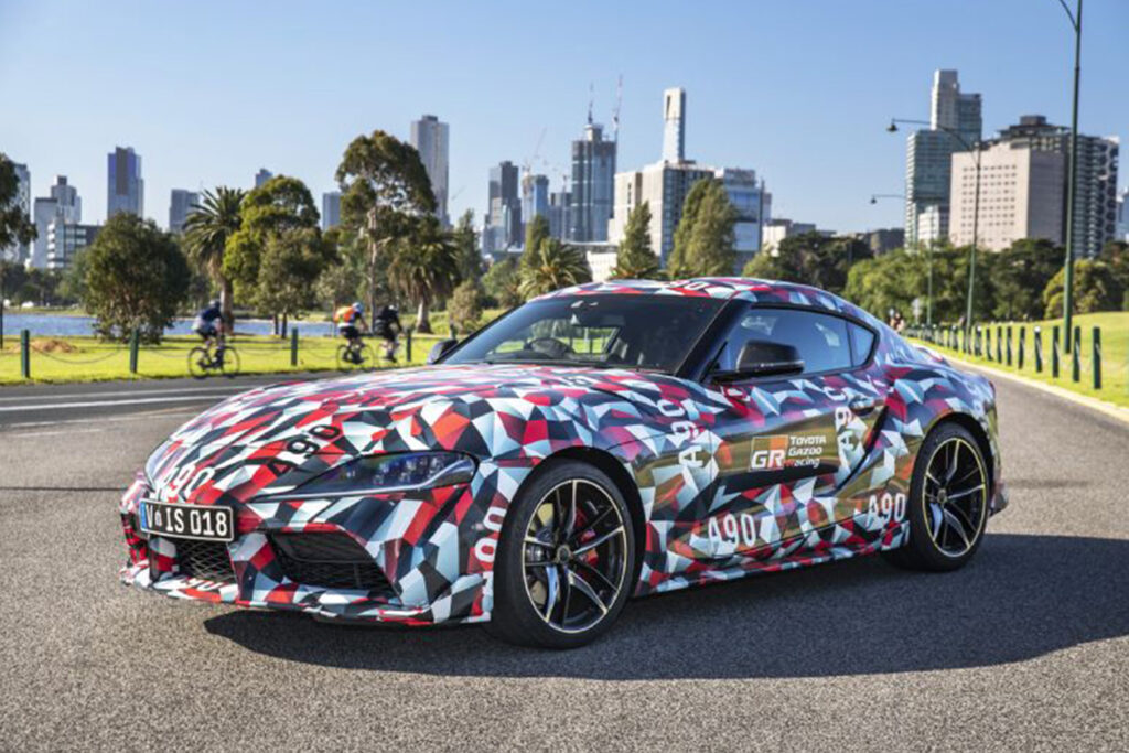 2019 Toyota Supra makes flying visit to Australia