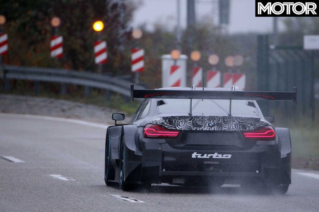 BMW M4 DTM testing new Class 1-compliant four-cylinder engine