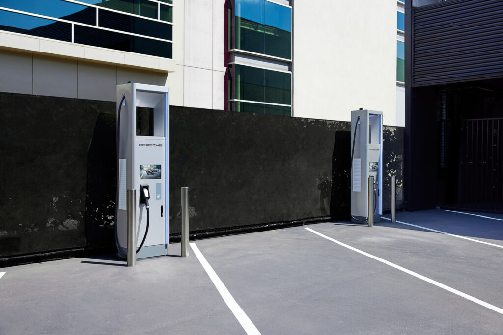 Porsche centres begin installing DC fast EV chargers