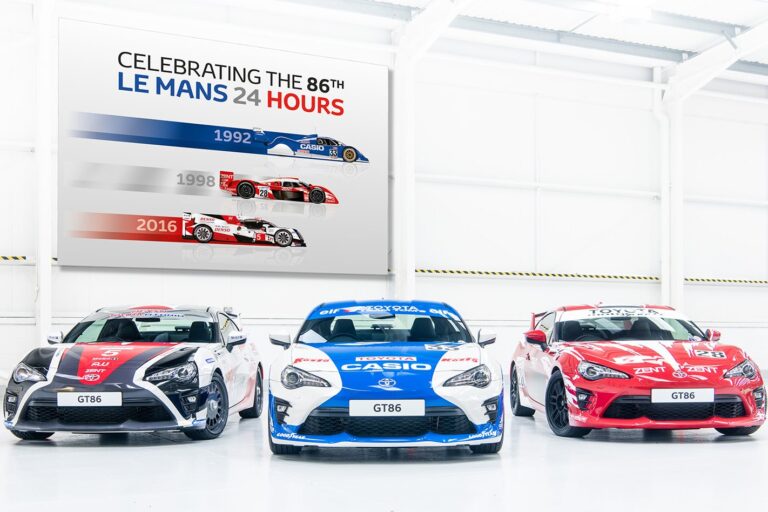 Toyota reveals three Le Mans-liveries for 86 GT