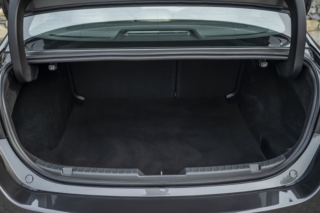 Boot sizes of the most popular sedans