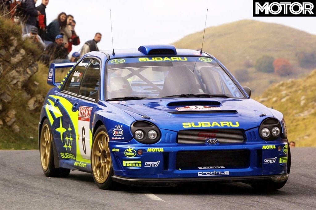 Subaru reveals iconic blue and gold motorsports livery