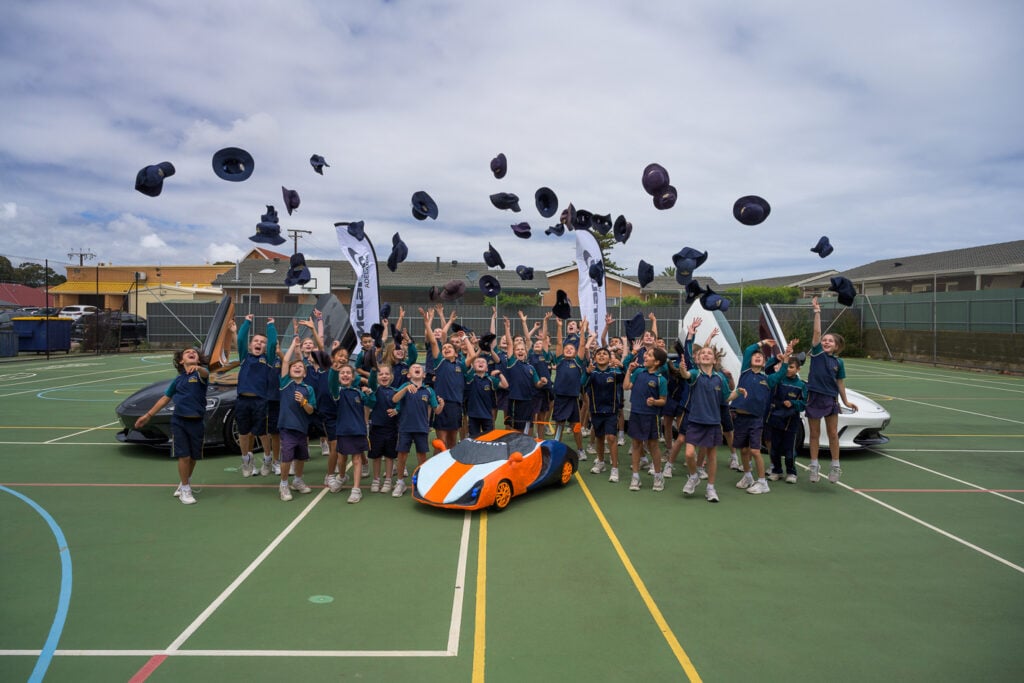 Aussie primary school students design McLaren drift concept car