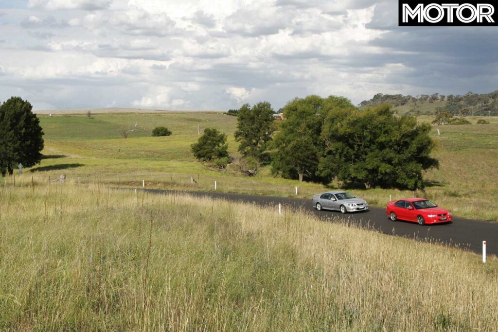 All Aussie Showdown 2005: Holden Commodore SV6 vs Ford Falcon XR6 ...