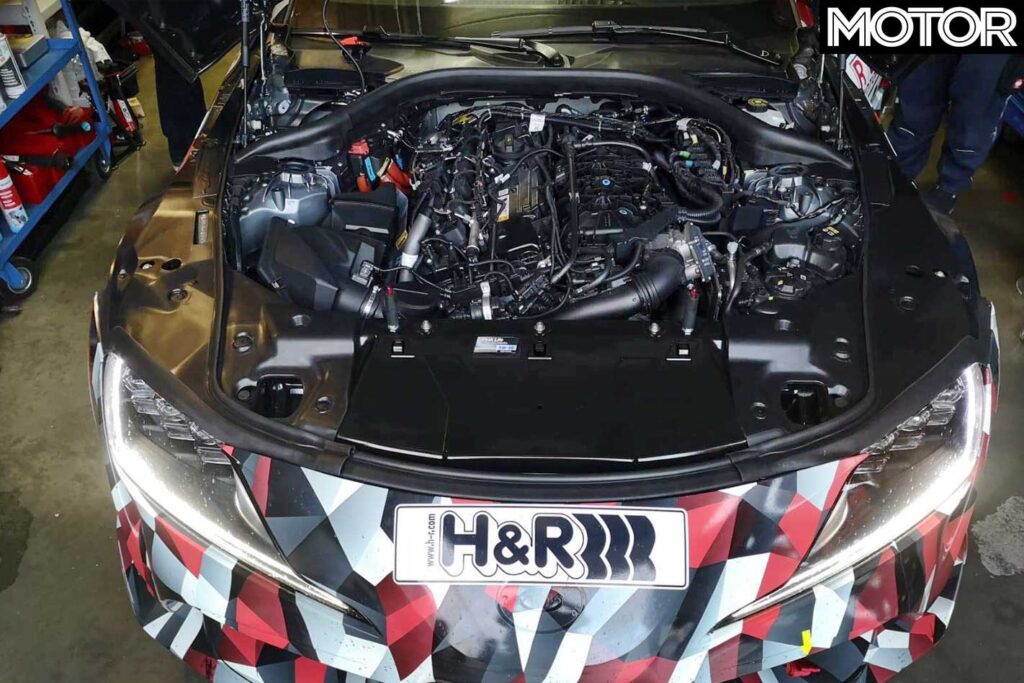 2019 Toyota A90 Supra engine uncovered