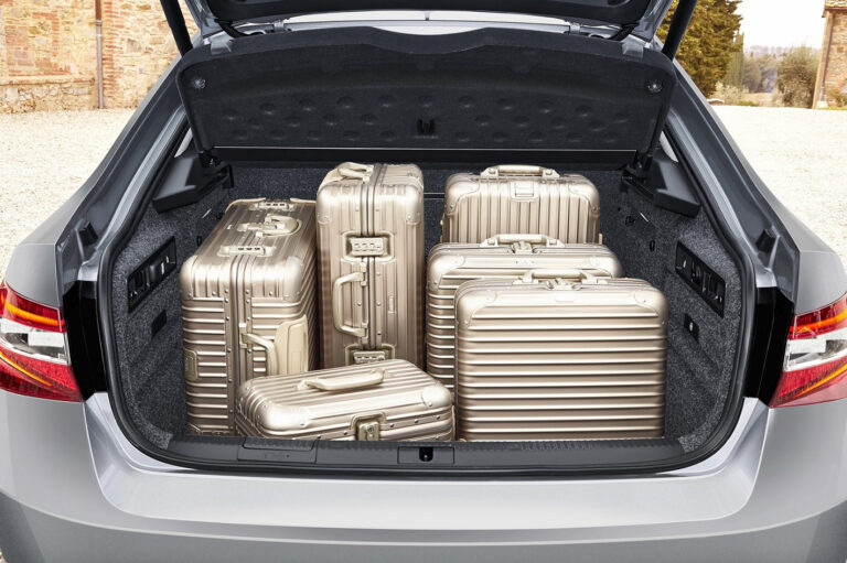 Boot sizes of the most popular sedans