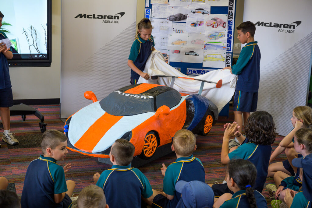 Aussie primary school students design McLaren drift concept car