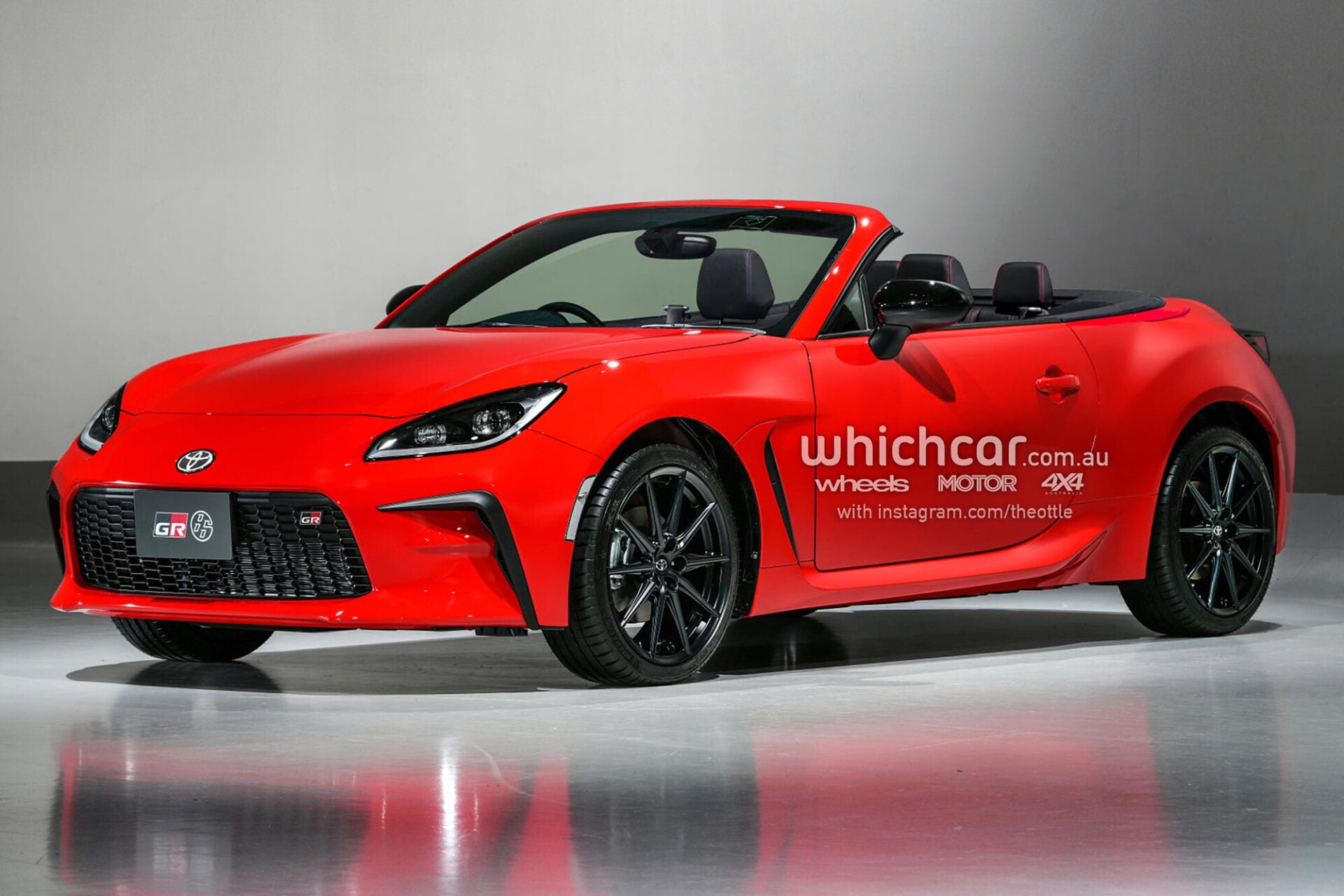 2022 Toyota GR 86 Convertible renders