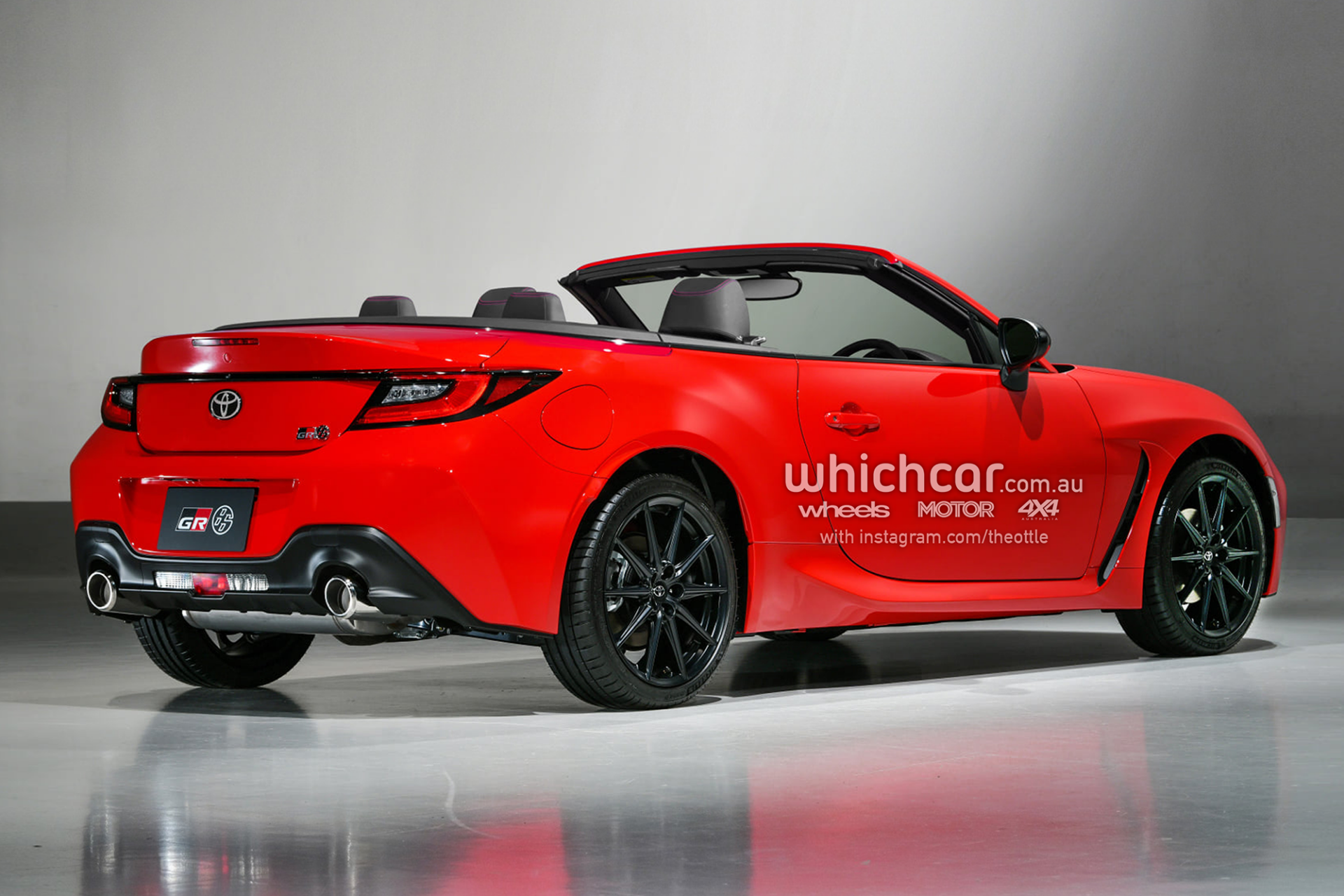 2022 Toyota GR 86 Convertible renders